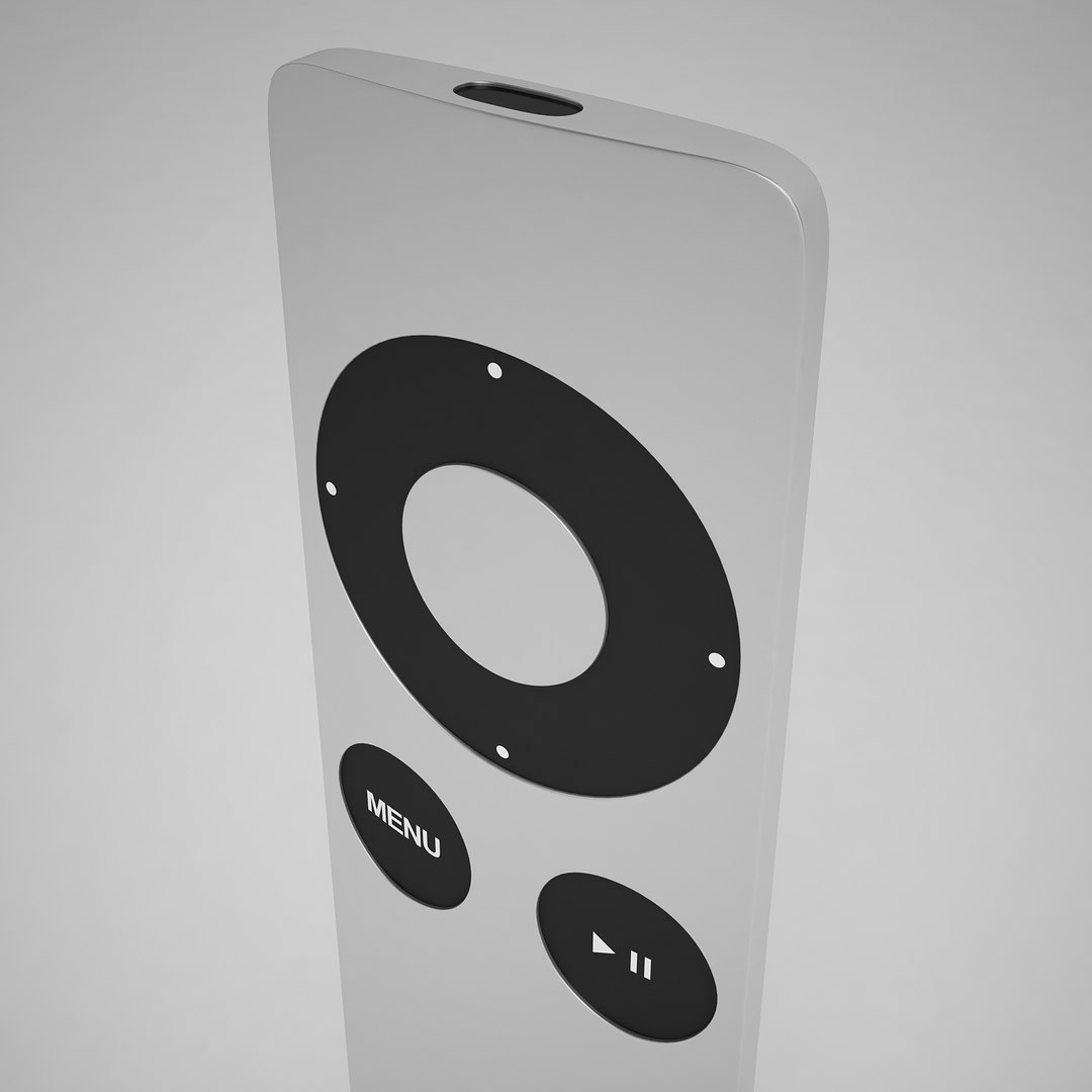 3d apple tv remote model