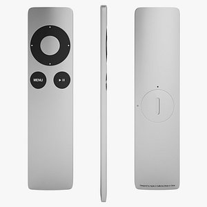 Apple Remote Control 3D Models for Download | TurboSquid