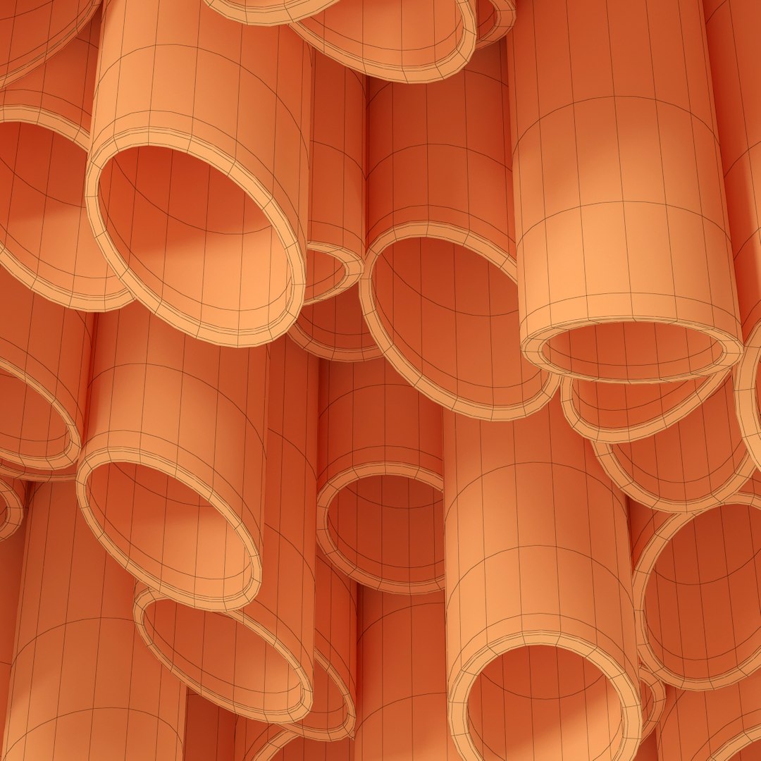 3D Concrete Ceiling Cylinder - TurboSquid 1476825
