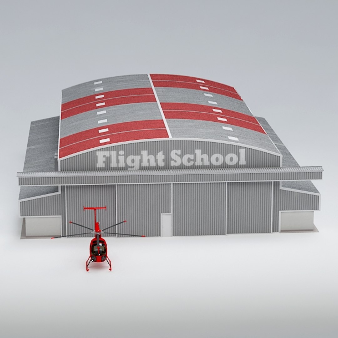 hangar 3d model