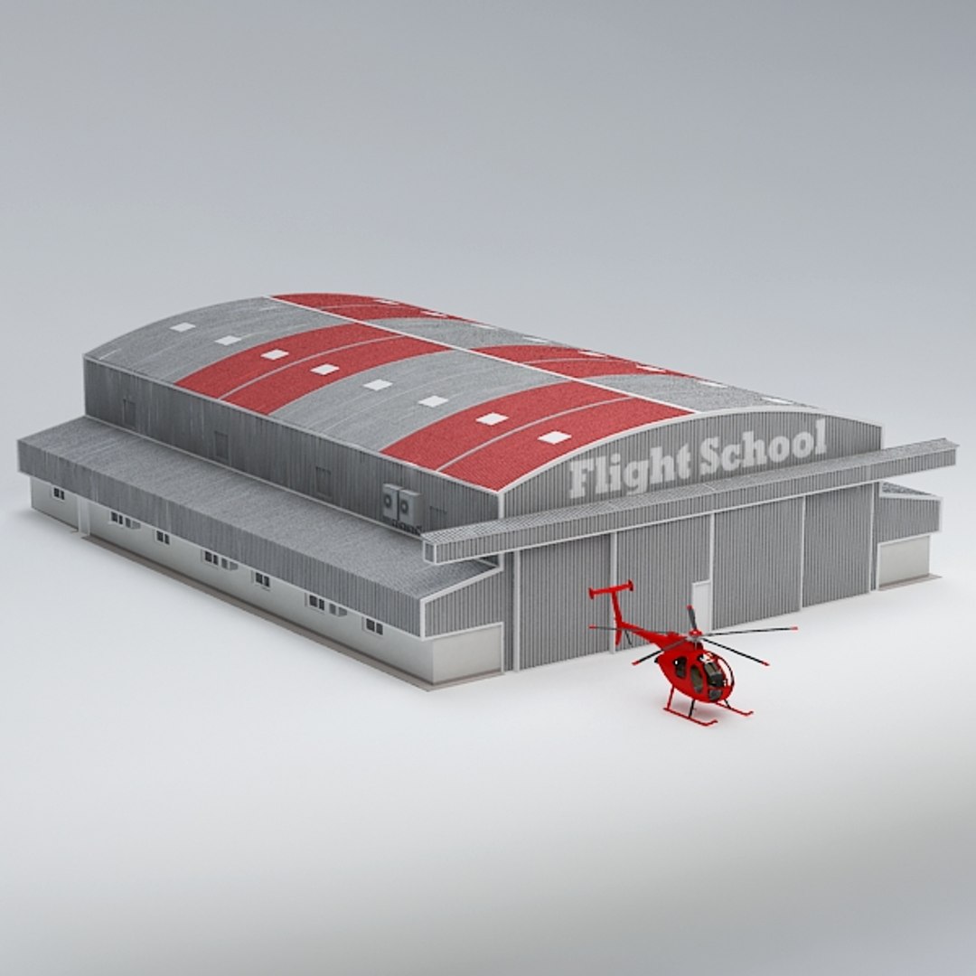 hangar 3d model