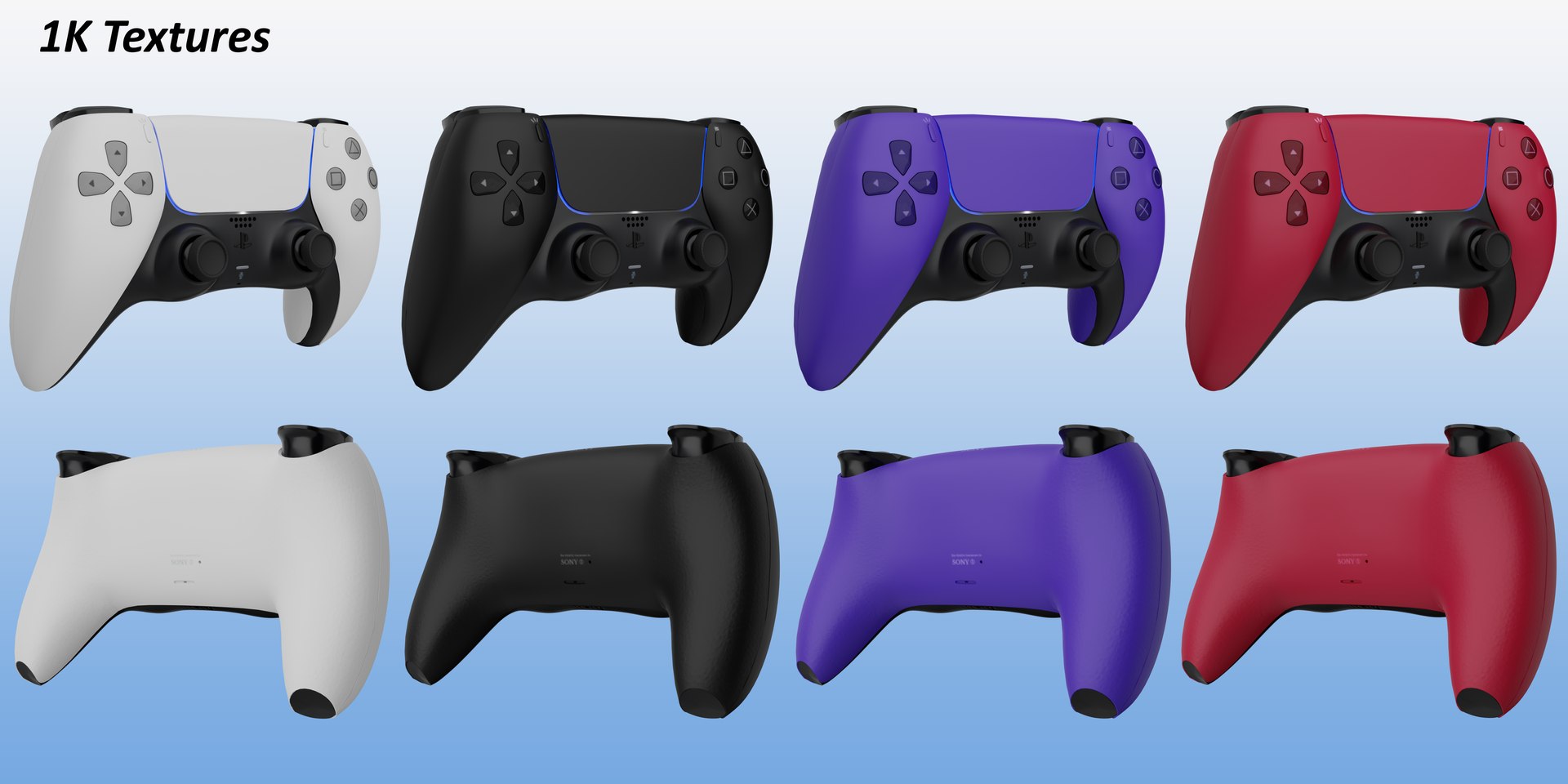 Dualsense PS5 Control 3D Model - TurboSquid 1745387