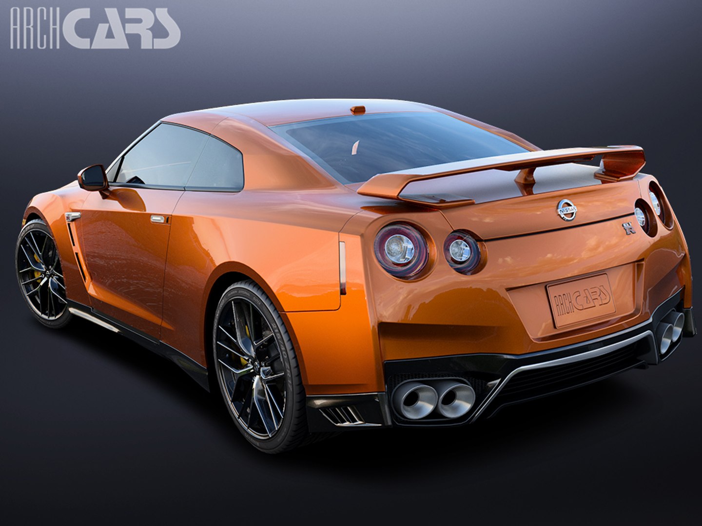 3d model nissan gt-r