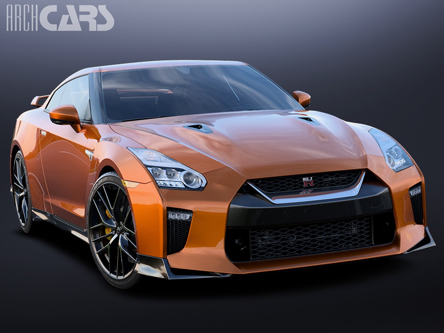 3d model nissan gt-r