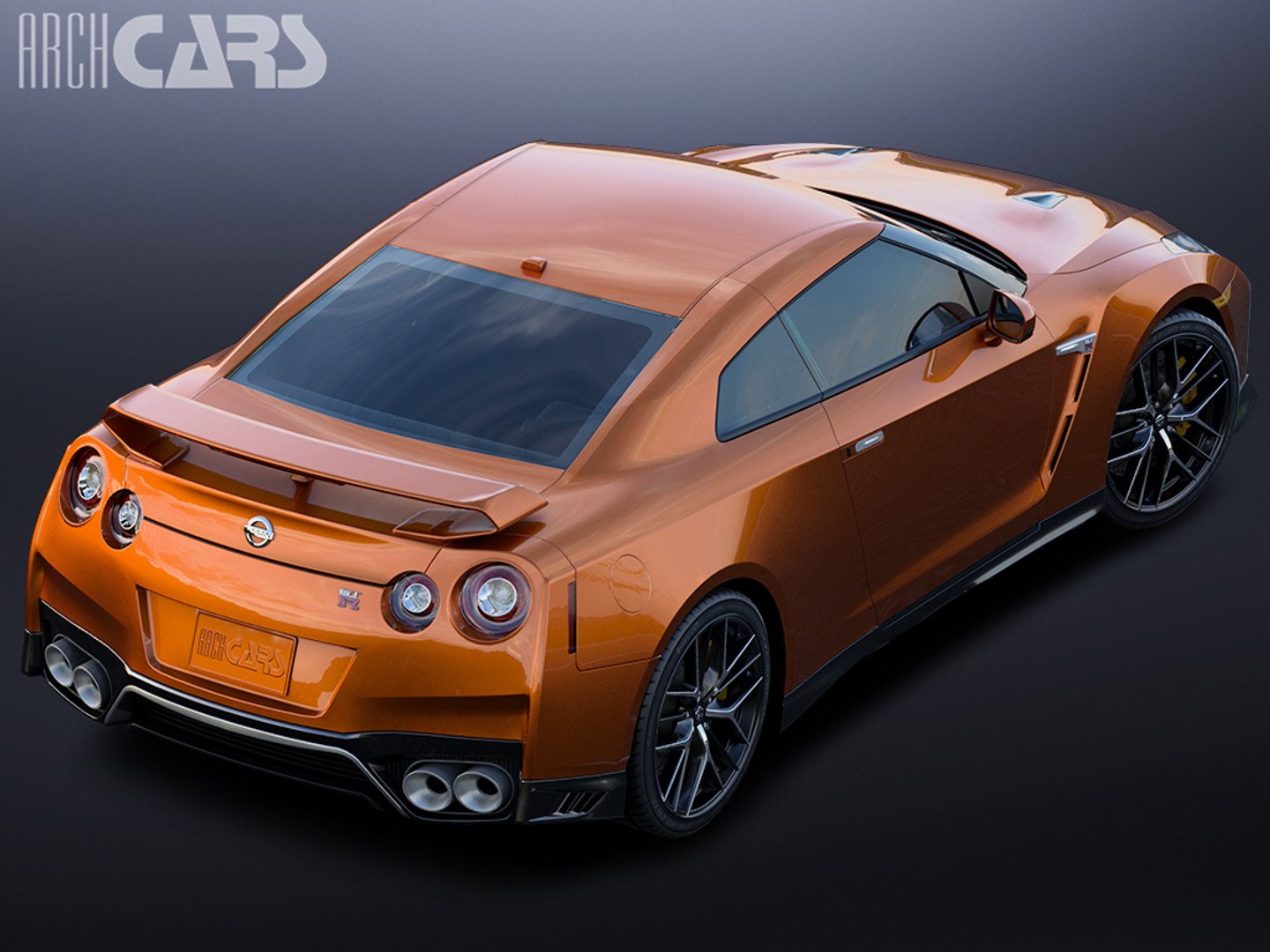 3d model nissan gt-r