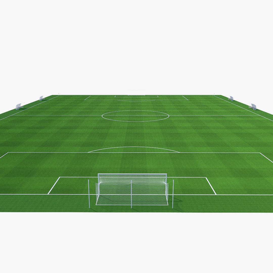 Soccer Field 3D Model - TurboSquid 1290507