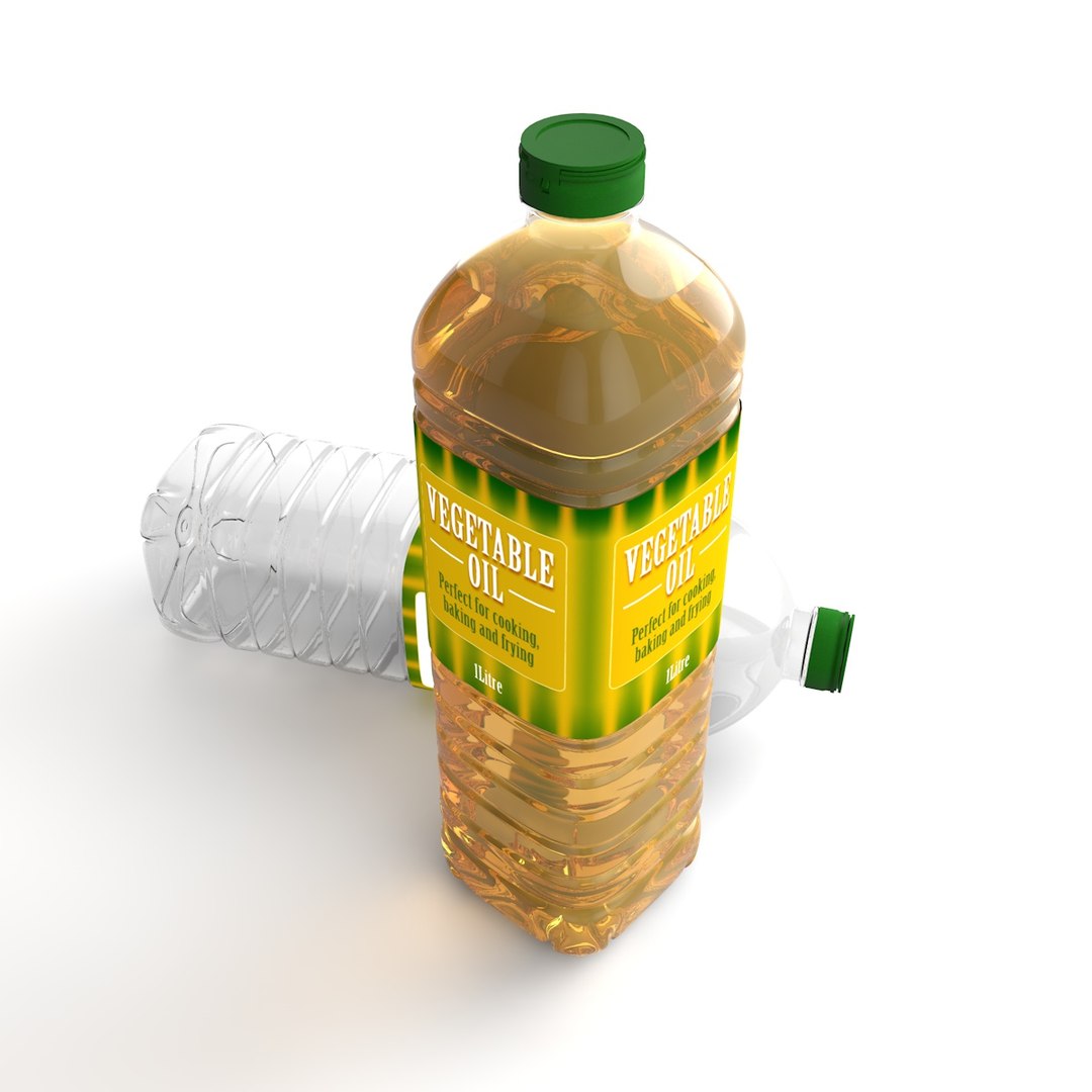 3d Cooking Oil Bottle