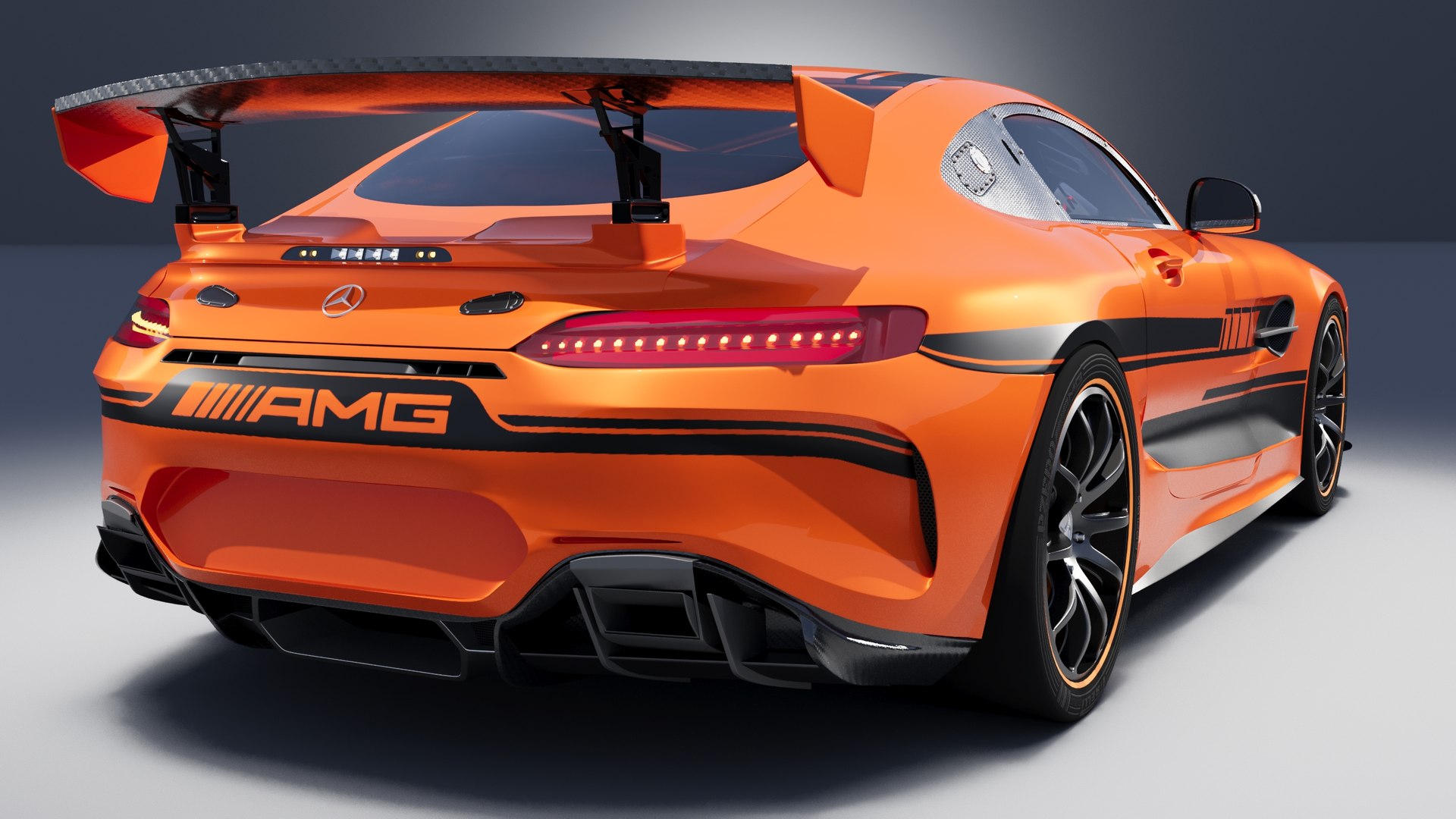 3D Mercedes-Benz AMG-GT4 Model - TurboSquid 2212415