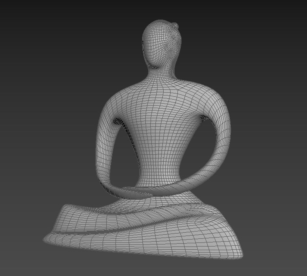 3D Statuette Monk Model - TurboSquid 1457363