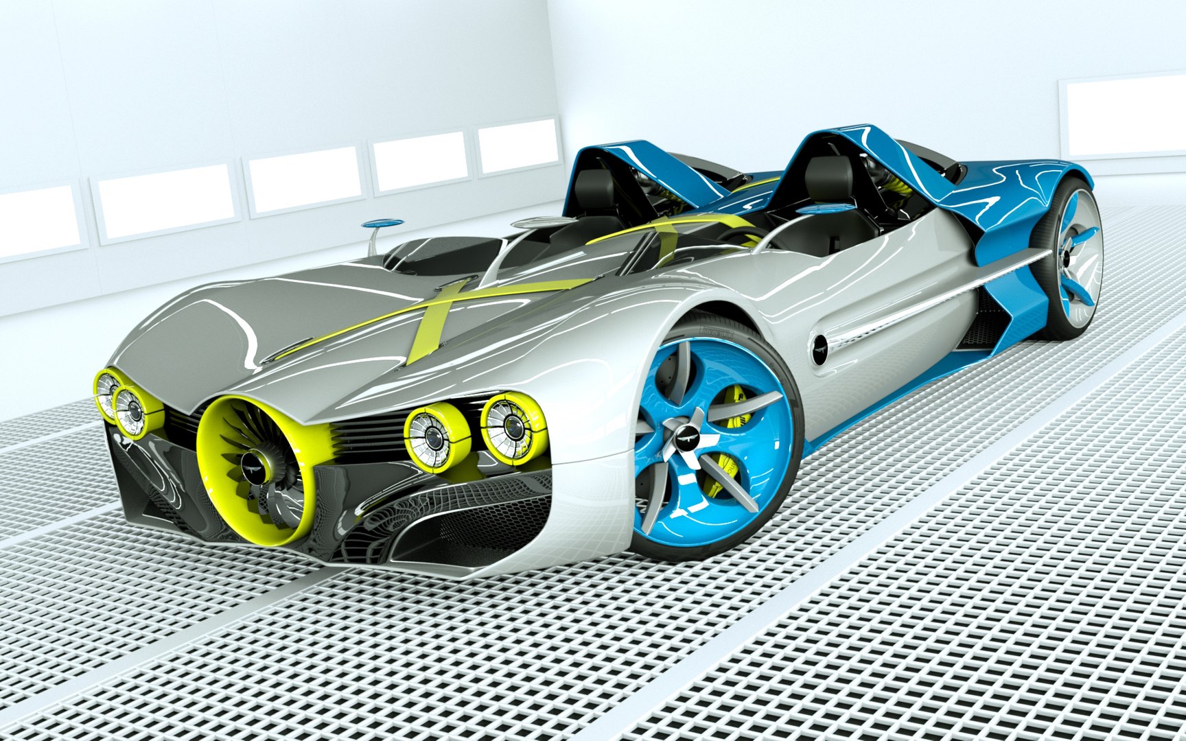 3d Concept Car Model