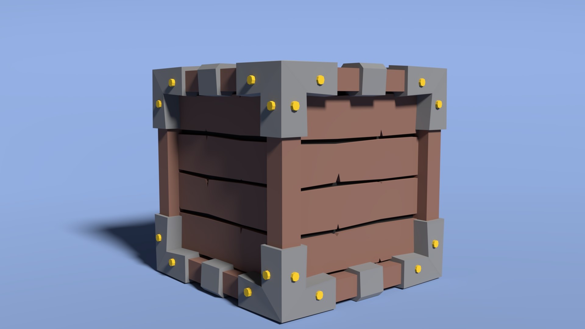 3D Wood Box - TurboSquid 1473893