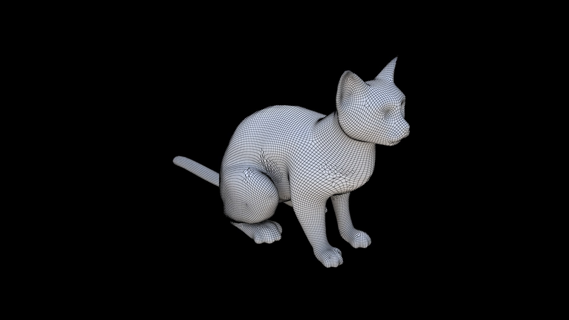 Russian Blue Seated 3D Model - TurboSquid 2334358