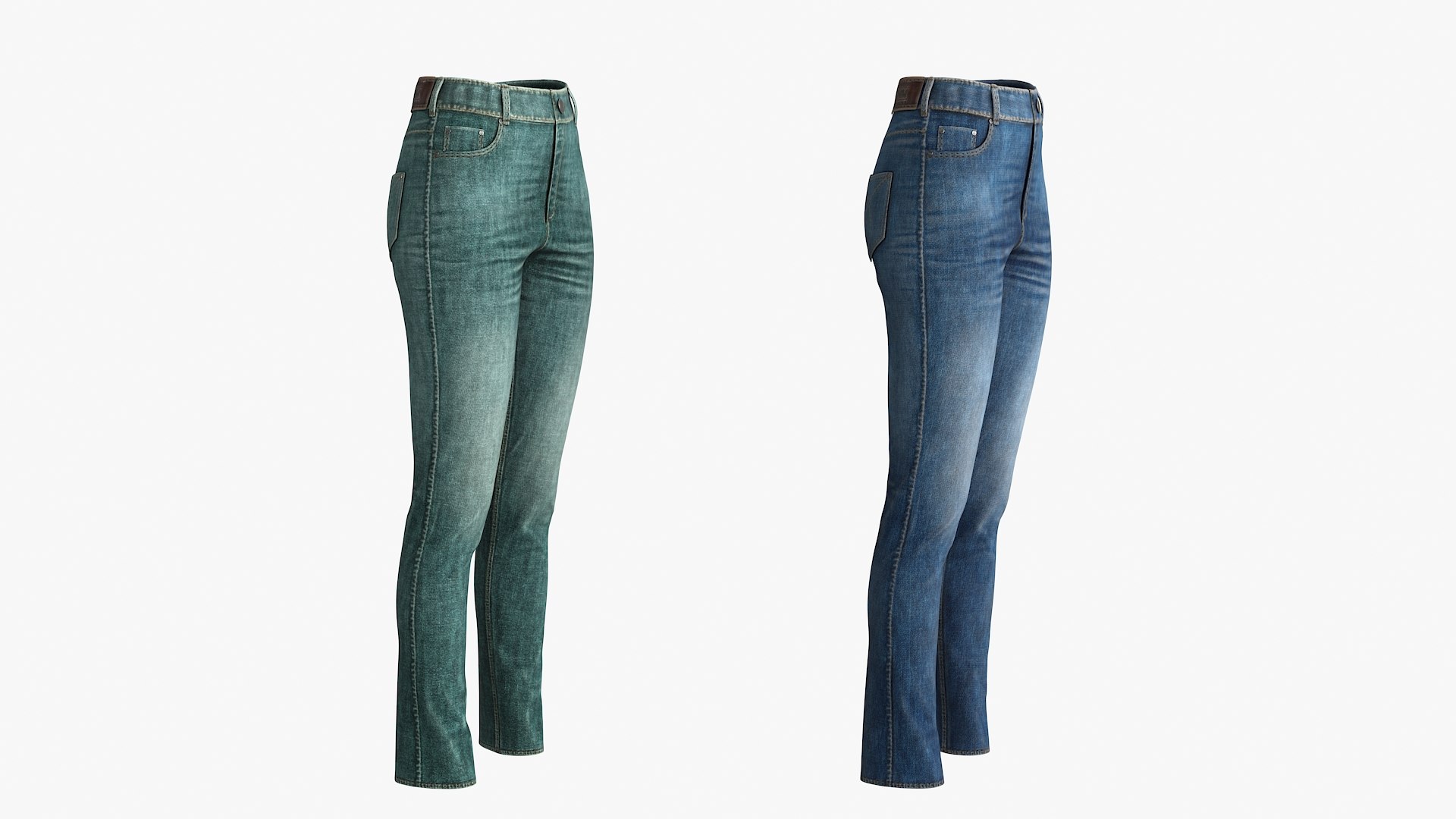 Female Jeans Model - TurboSquid 2335401
