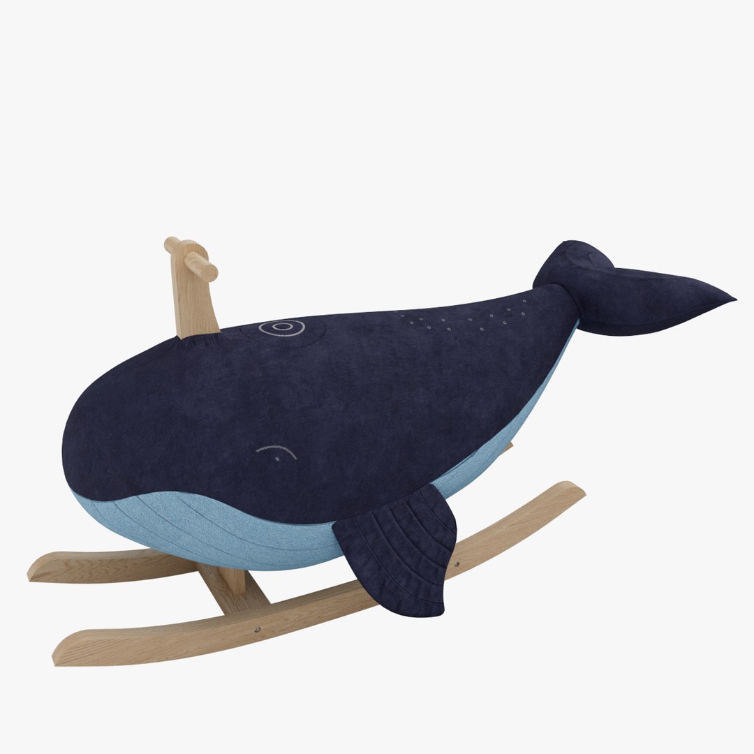 3D Whale Rocker Toy Crate And Barrel - TurboSquid 2321650
