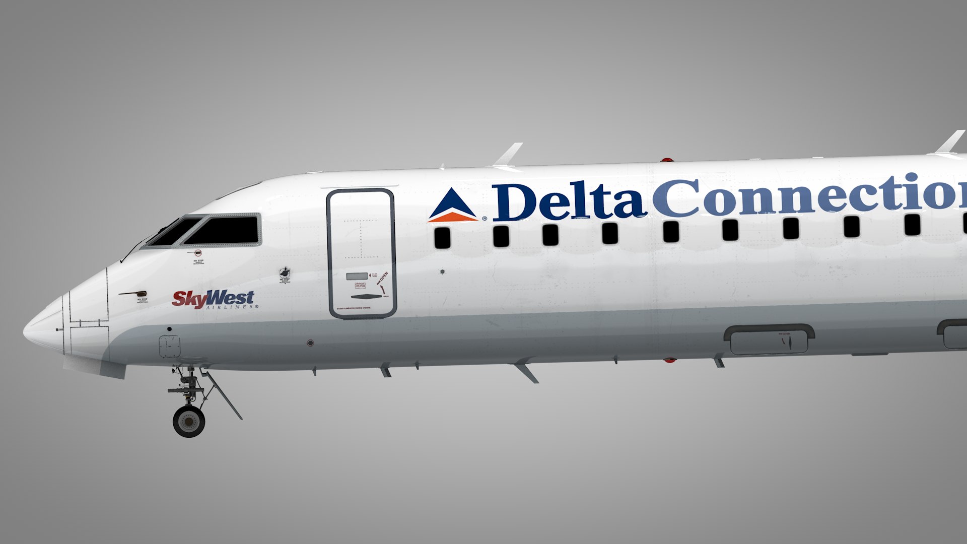 3D model DELTA CONNECTION BOMBARDIER CRJ 900 L2042 - TurboSquid 2110743