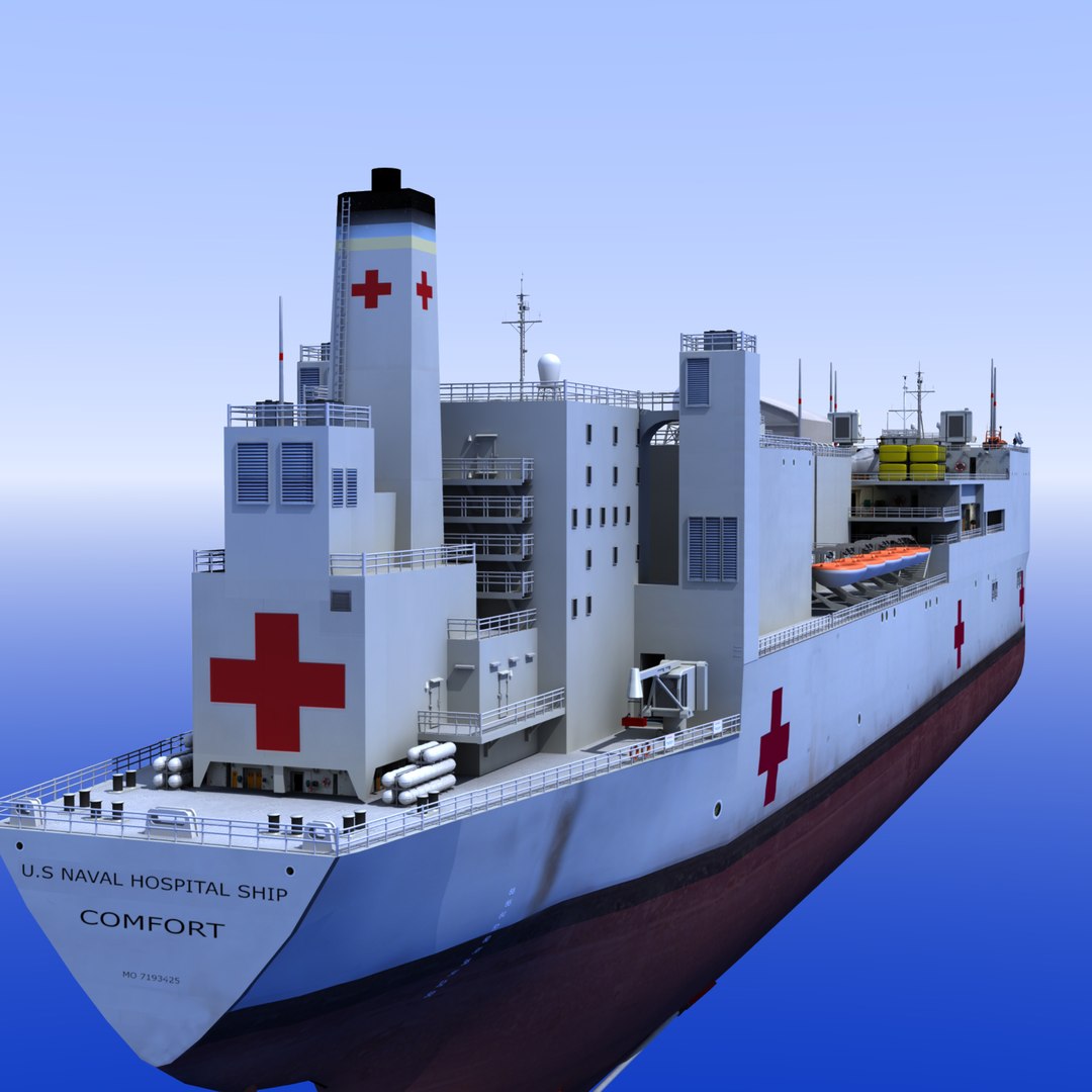 Usns Comfort T-ah-20 Model - TurboSquid 1548220