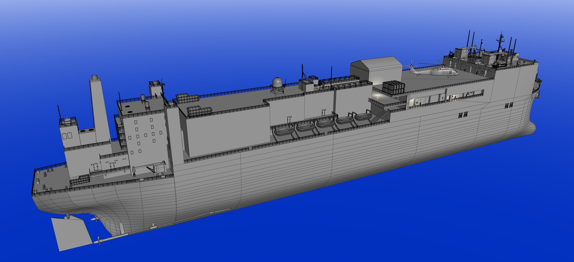 Usns Comfort T-ah-20 Model - TurboSquid 1548220