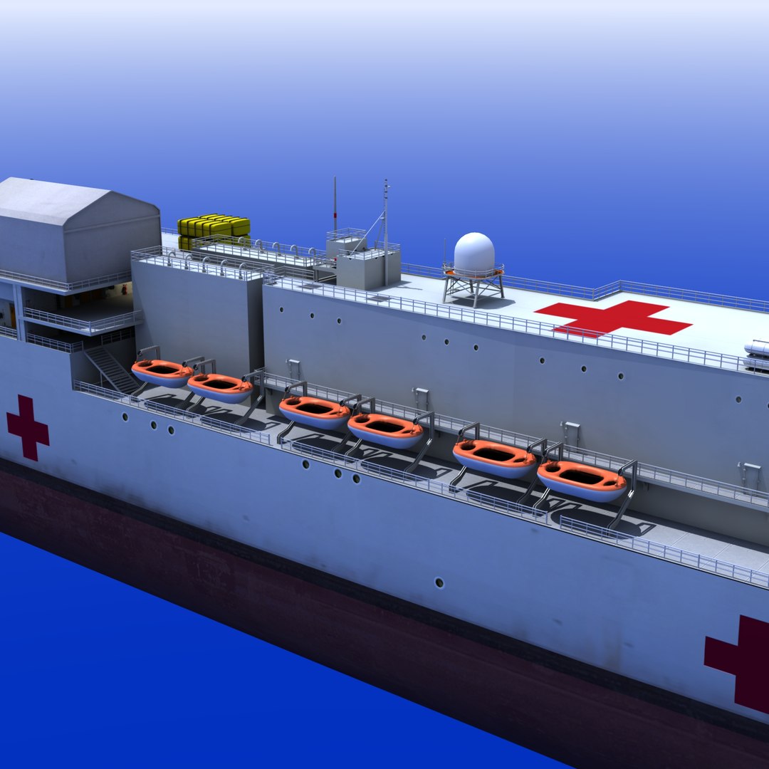 Usns Comfort T-ah-20 Model - TurboSquid 1548220