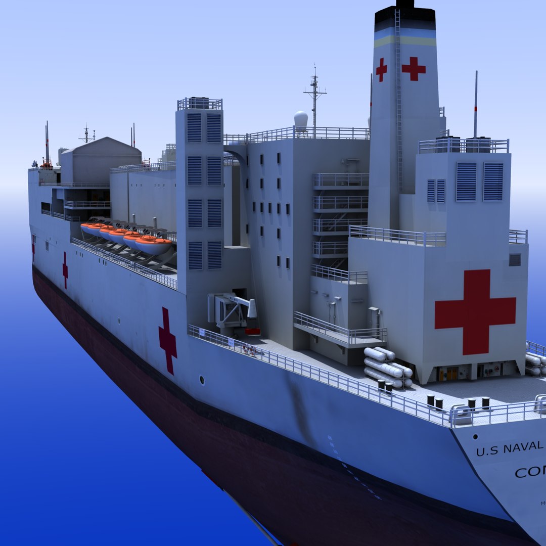 Usns Comfort T-ah-20 Model - TurboSquid 1548220