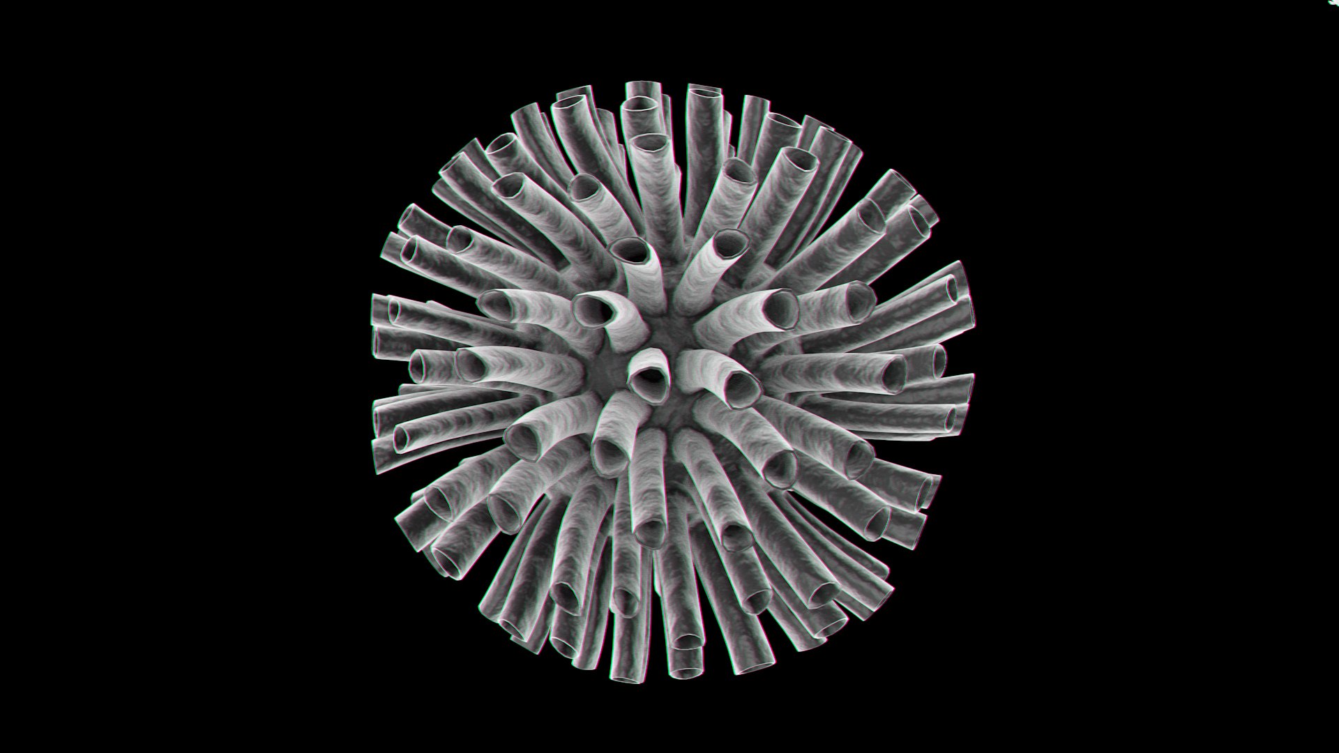 3d Micro Organisms Virusses