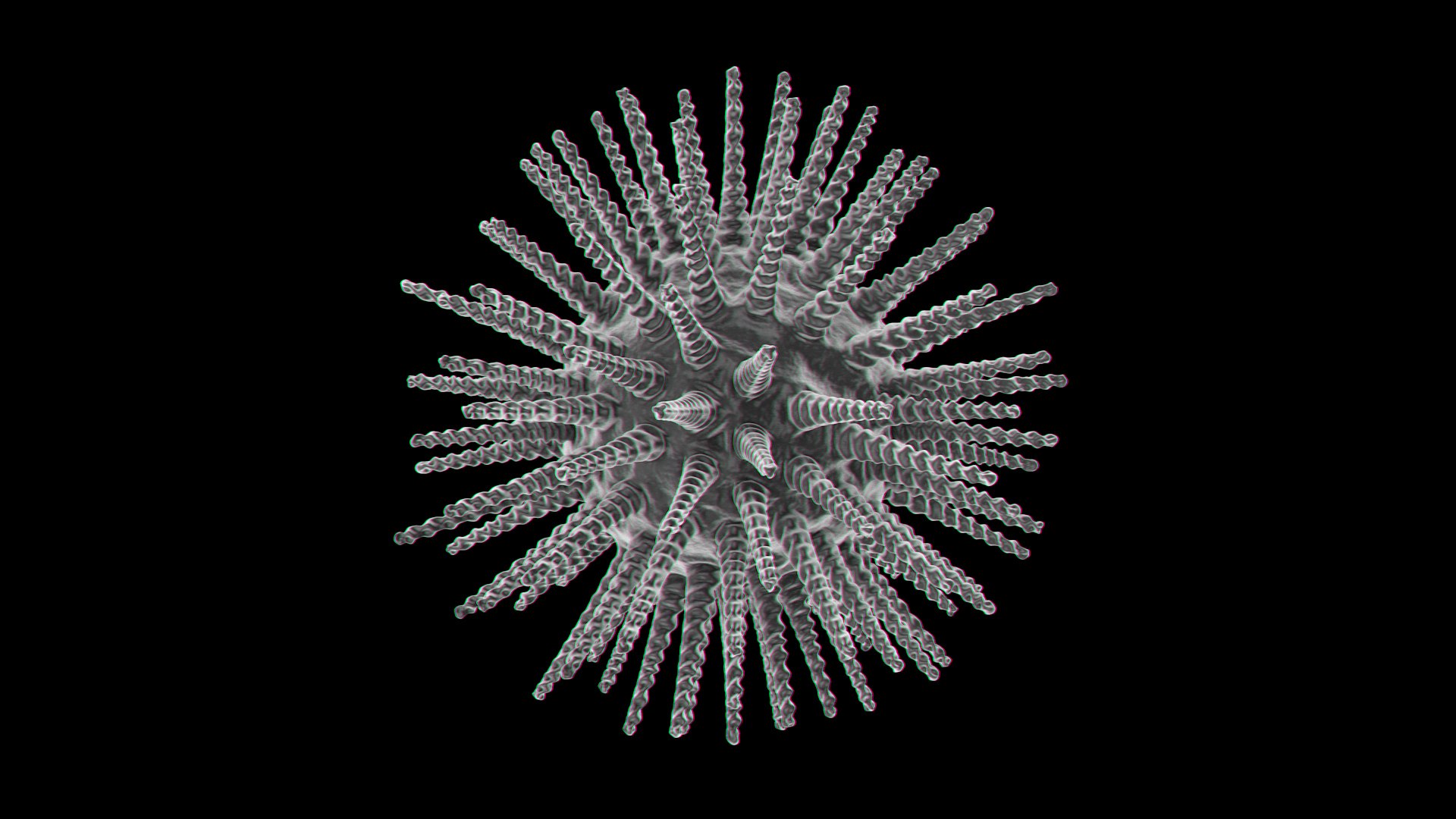 3d Micro Organisms Virusses