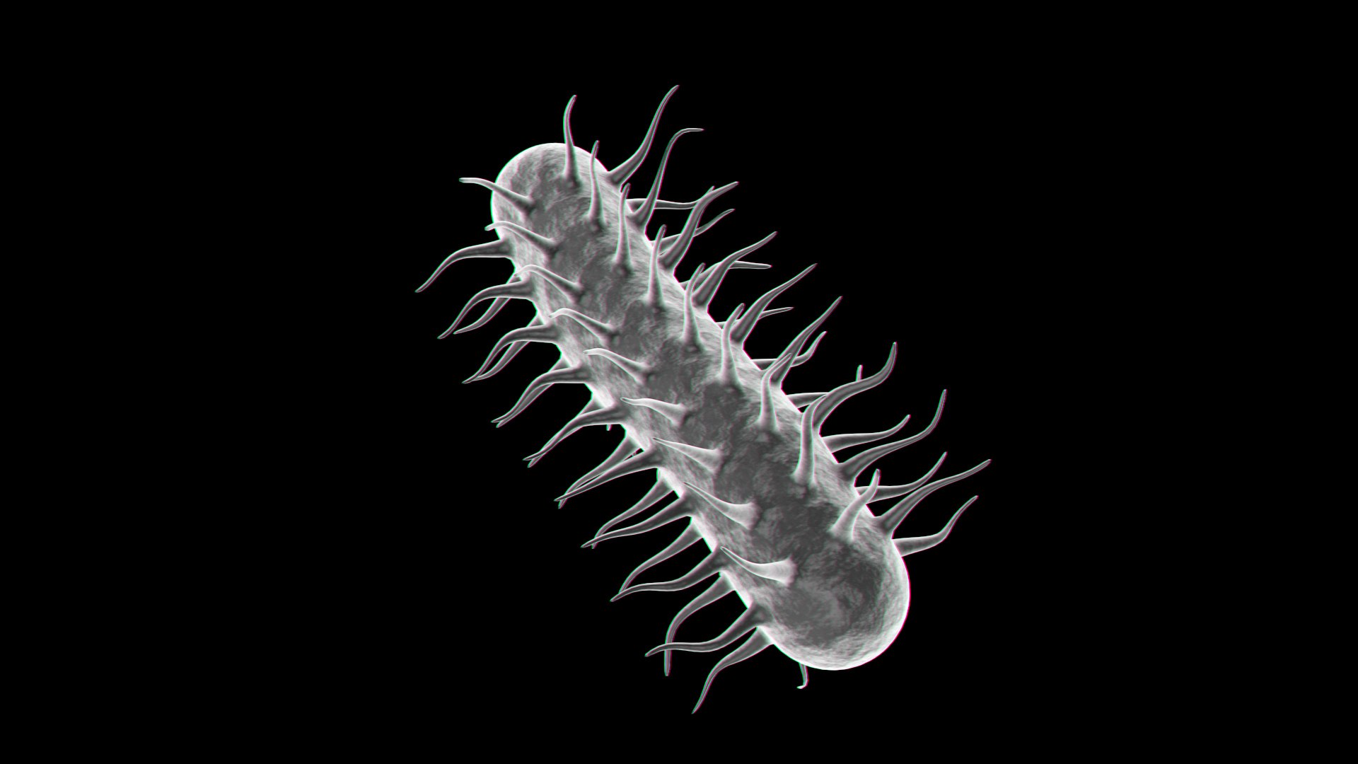 3d Micro Organisms Virusses