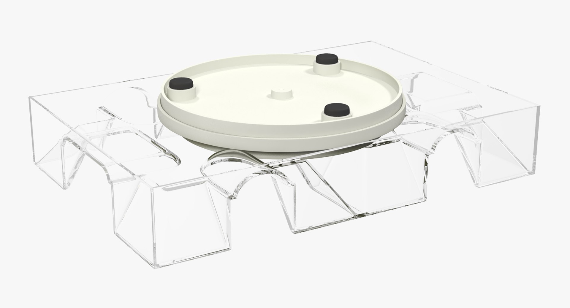 Dual revolving card holder model - TurboSquid 1199582