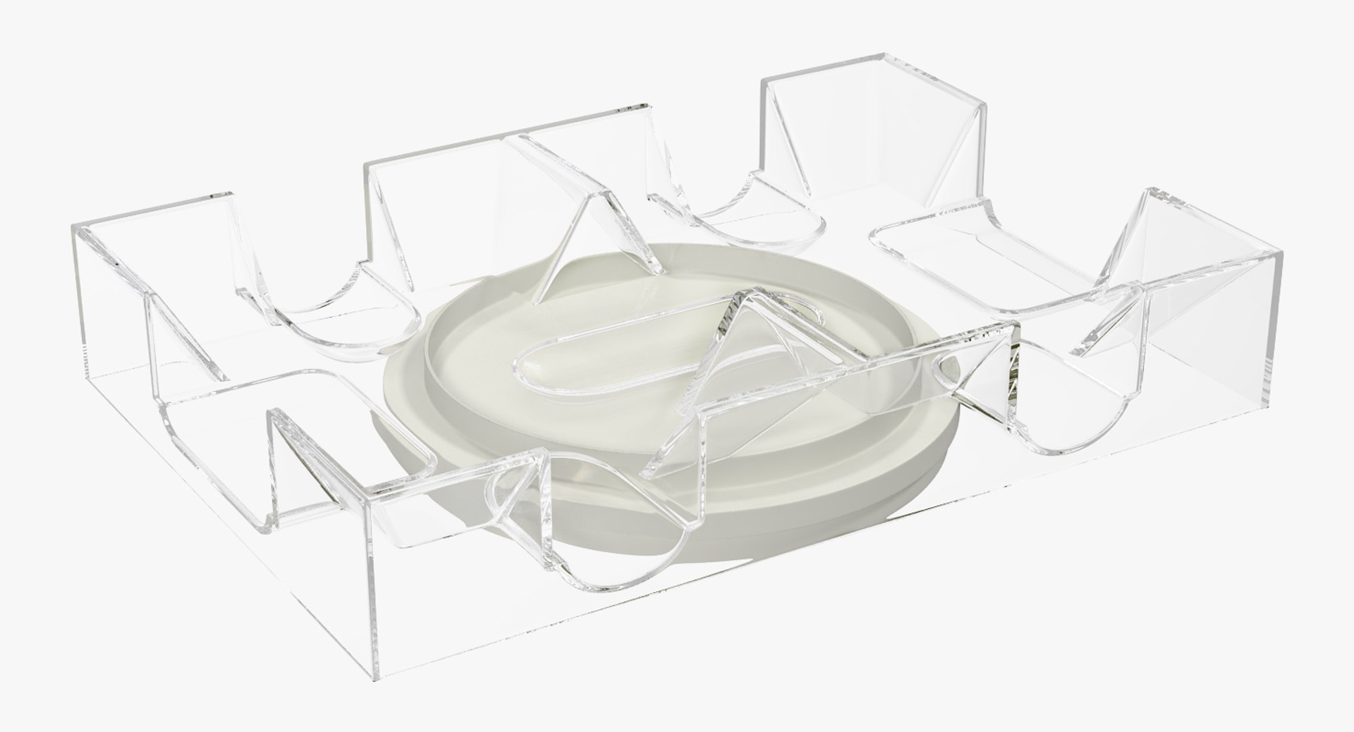 Dual revolving card holder model - TurboSquid 1199582