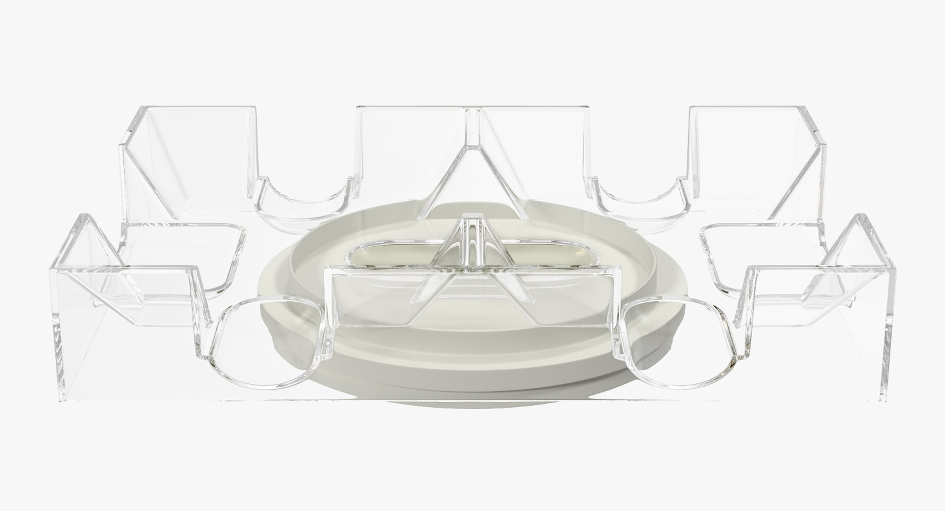 Dual revolving card holder model - TurboSquid 1199582