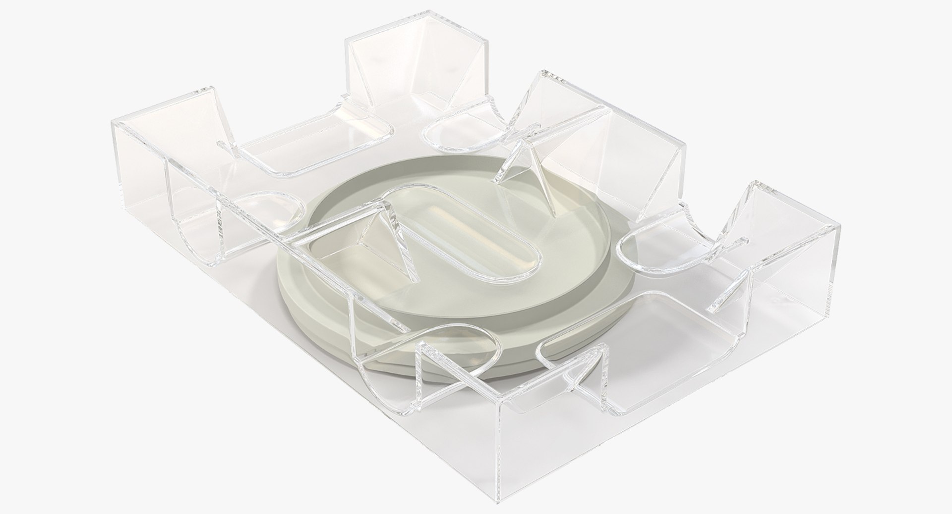 Dual revolving card holder model - TurboSquid 1199582