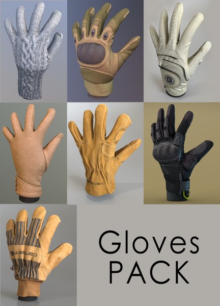 Hand glove 3D model - TurboSquid 1450264