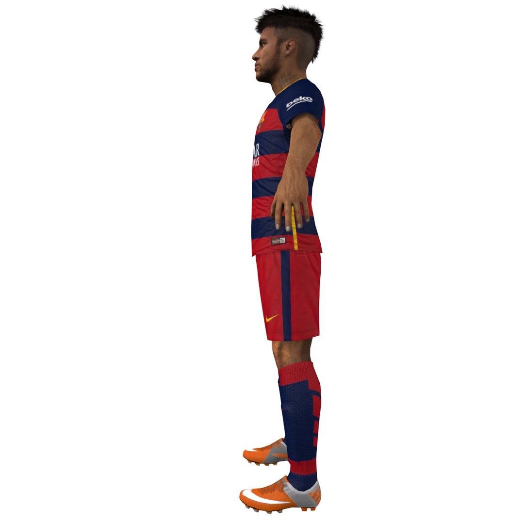 Neymar Jr 3d Max