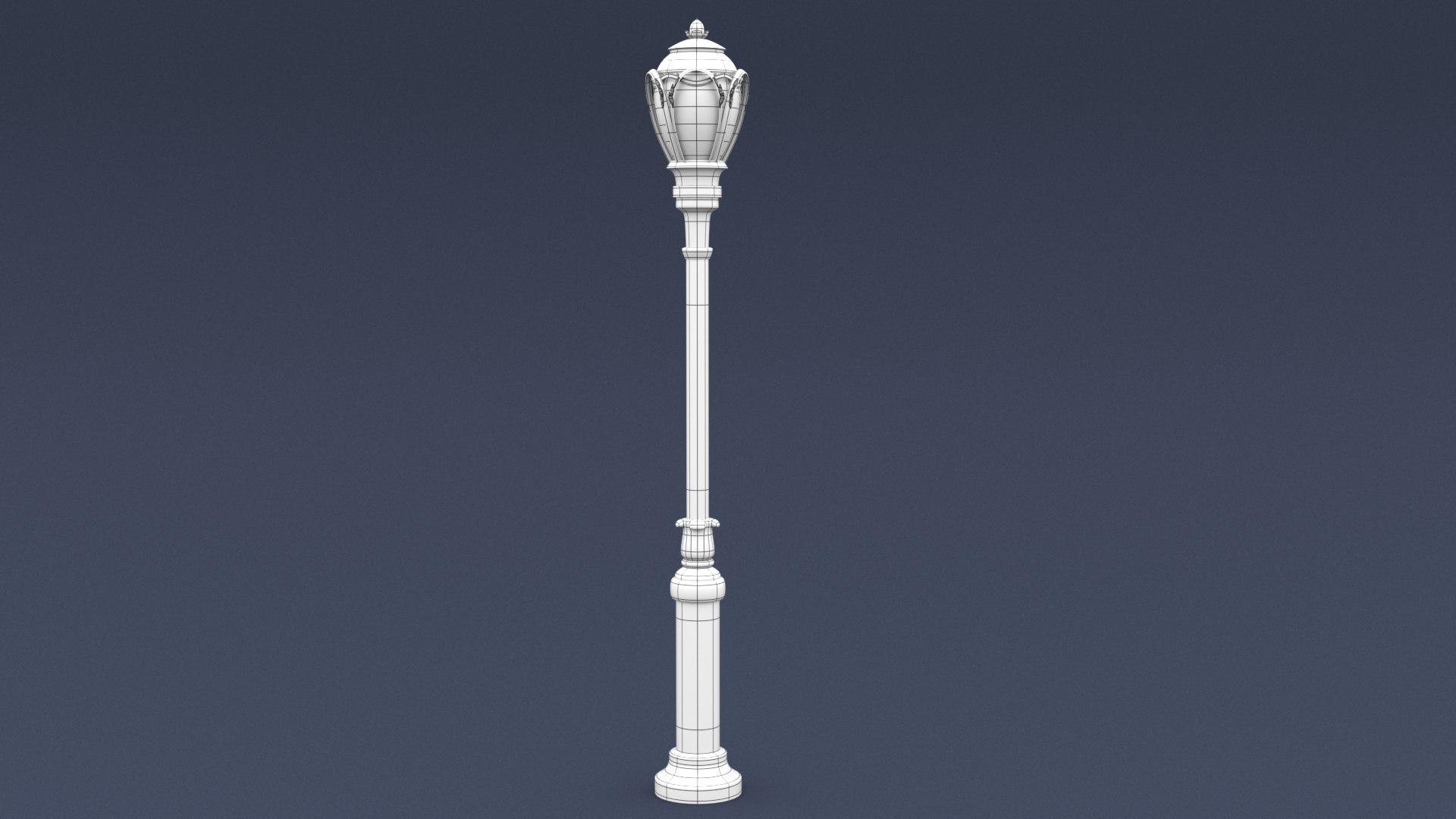 3D Central Park Lamp Post - TurboSquid 1541005