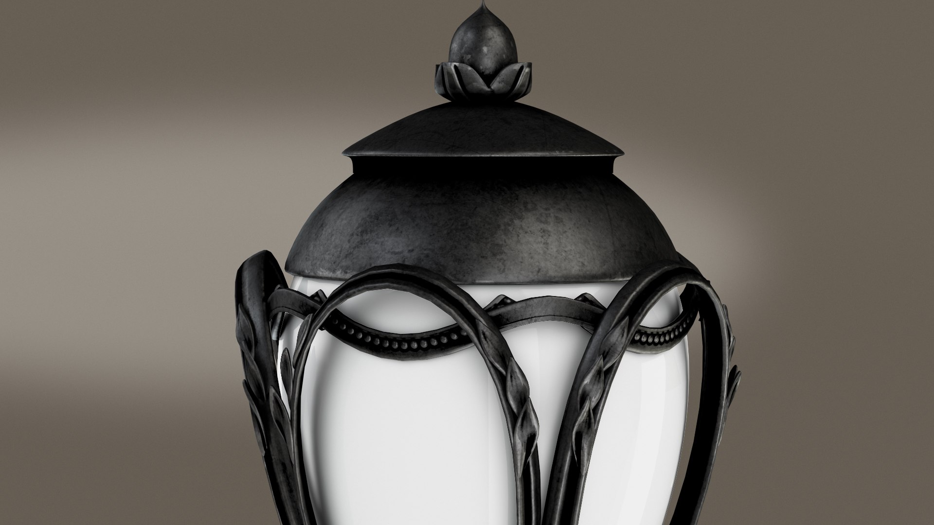 3D Central Park Lamp Post - TurboSquid 1541005