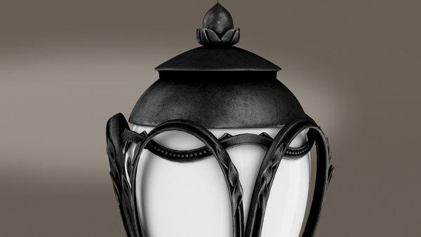 3D central park lamp post - TurboSquid 1541005