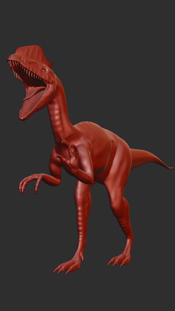 3D Dilophosaurus Model - TurboSquid 1881878