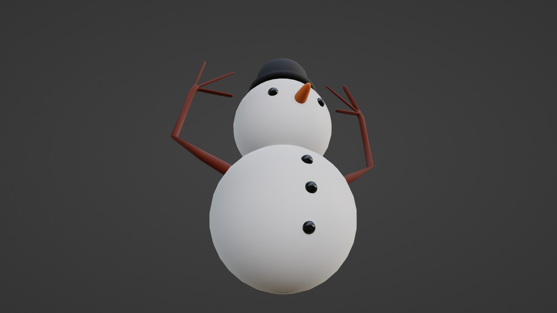 3D SNOWMAN - TurboSquid 2162917