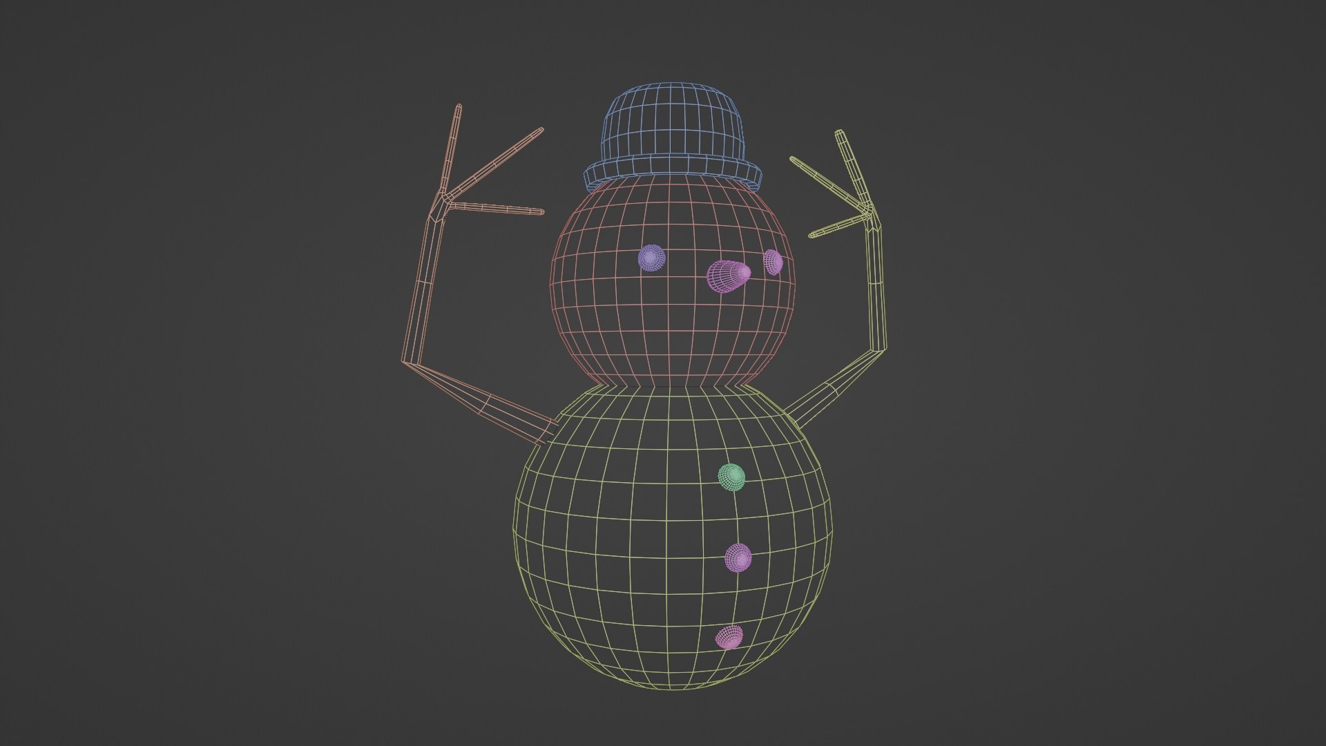 3D SNOWMAN - TurboSquid 2162917
