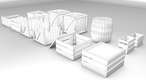 3D model Wood Box - TurboSquid 1750630