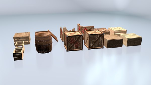 3D model Wood Box - TurboSquid 1750630