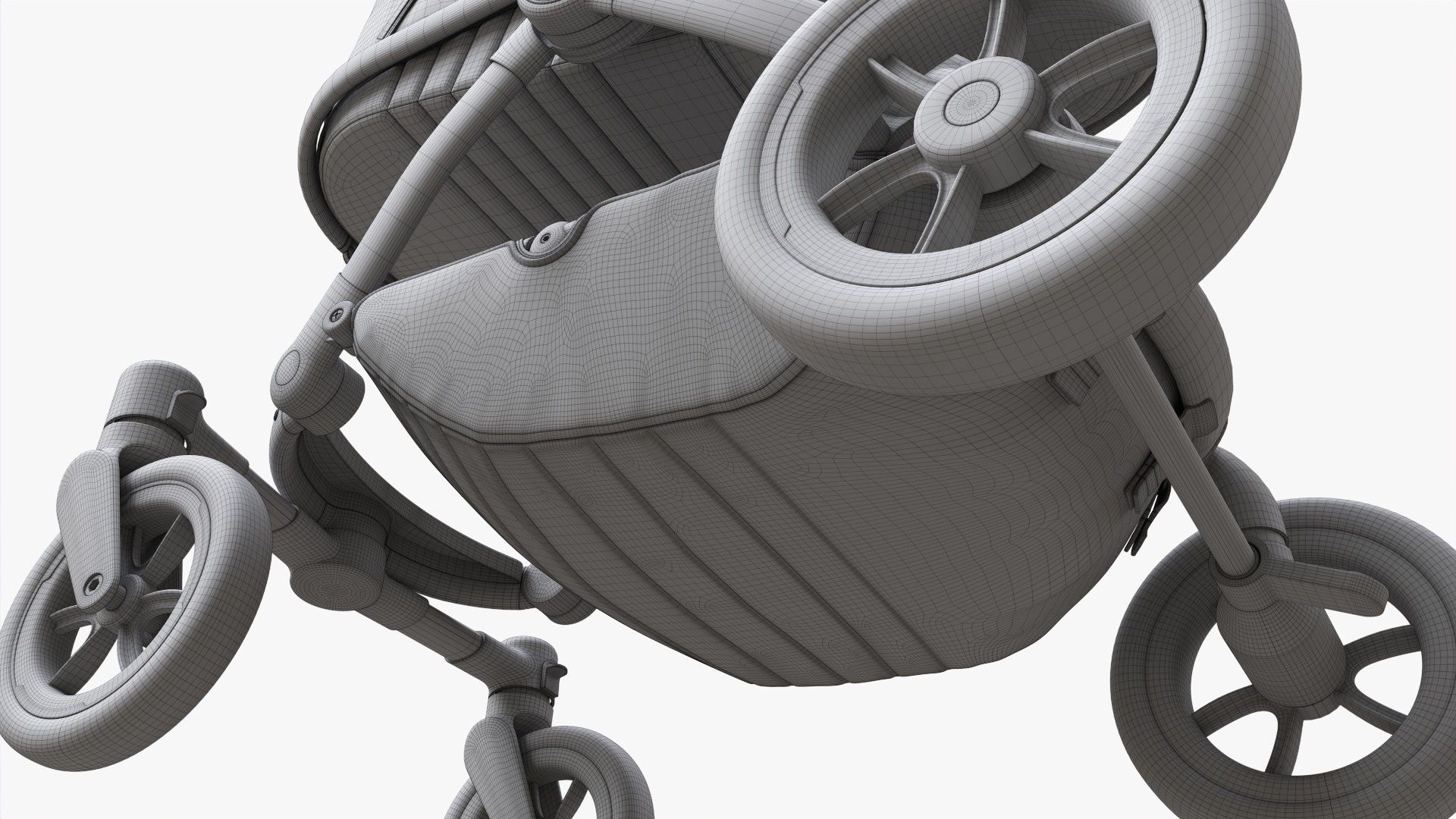 Baby Stroller 02 3D Model - TurboSquid 1842911