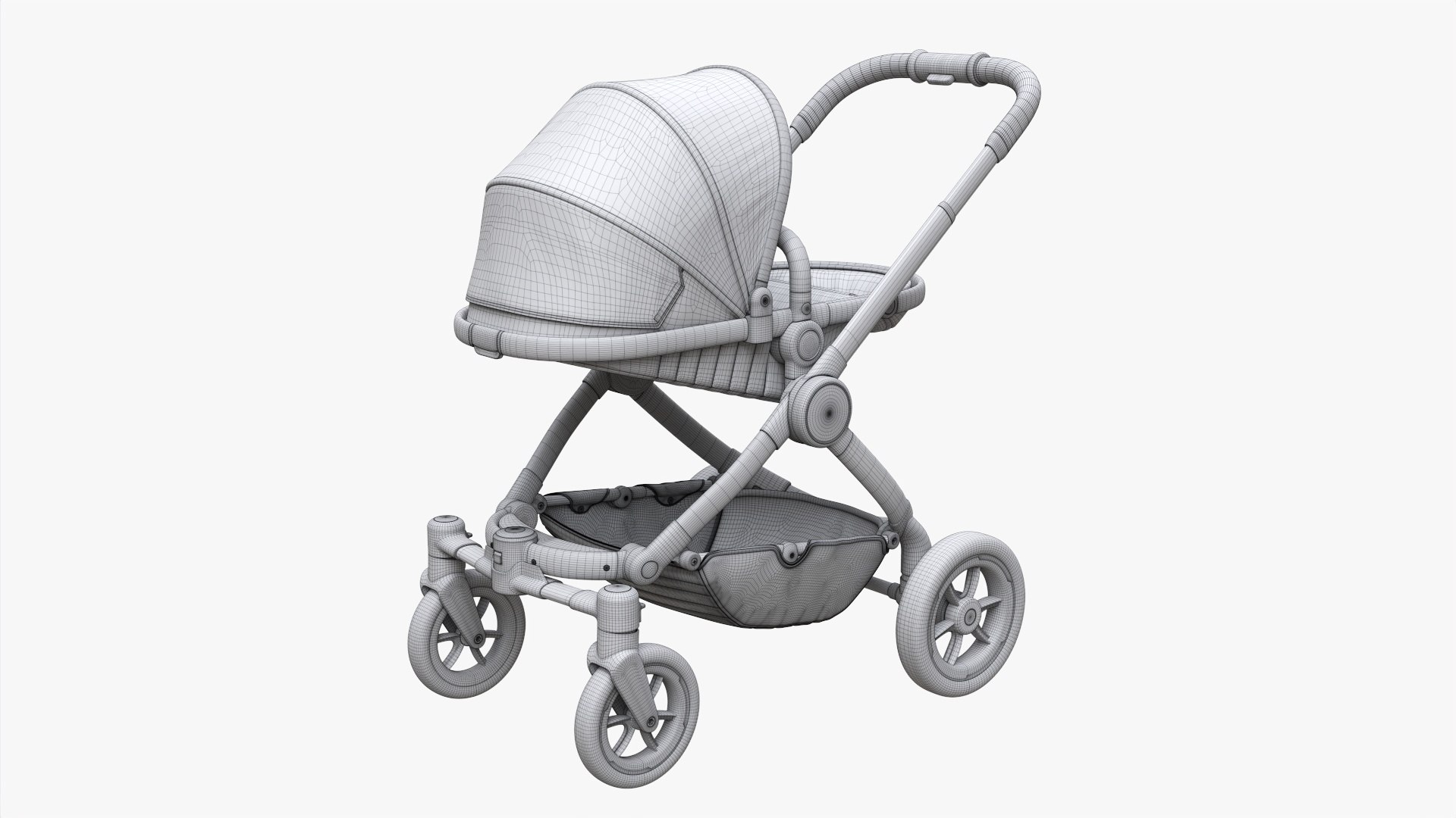 Baby Stroller 02 3D Model - TurboSquid 1842911