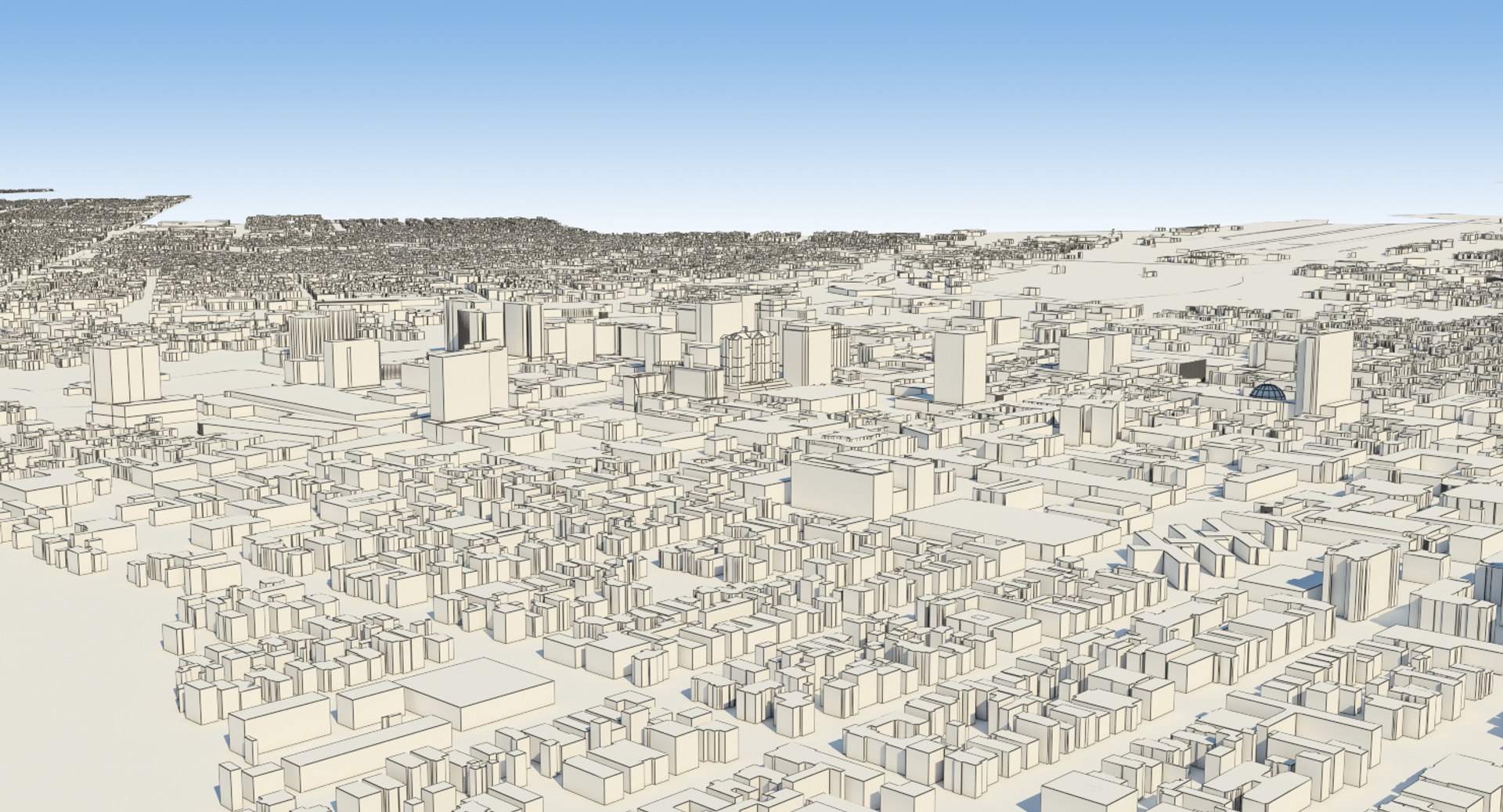 3d Model San Jose Cityscape