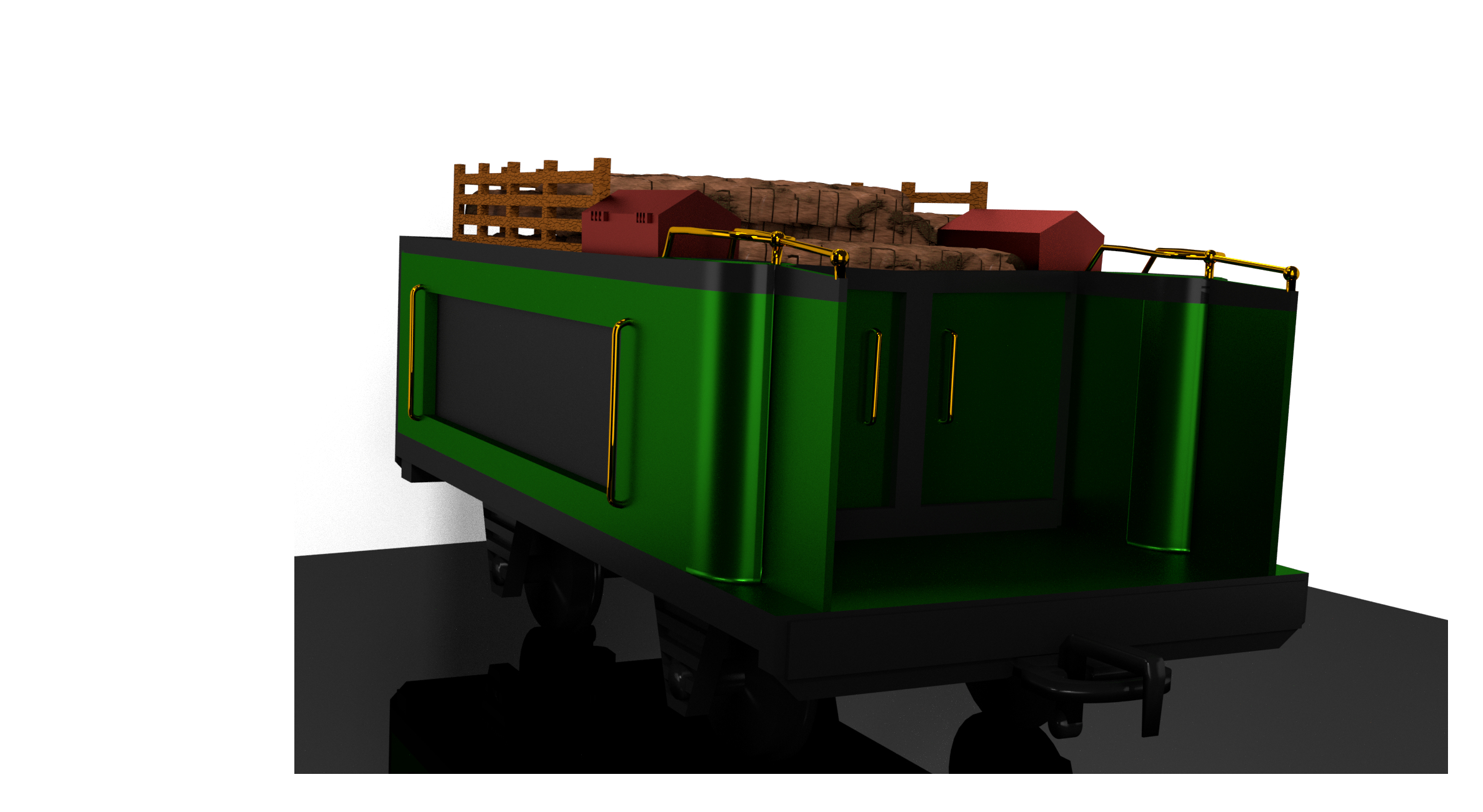 modelo 3d Tren de juguete clásico gratis - TurboSquid 1408149