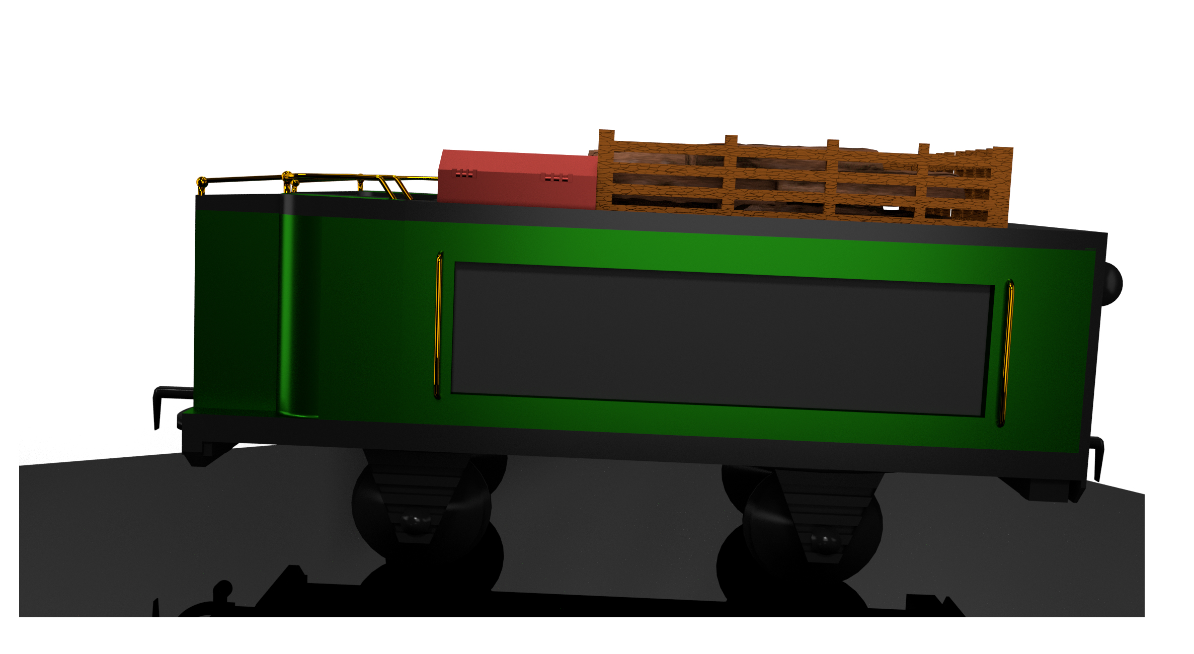 modelo 3d Tren de juguete clásico gratis - TurboSquid 1408149