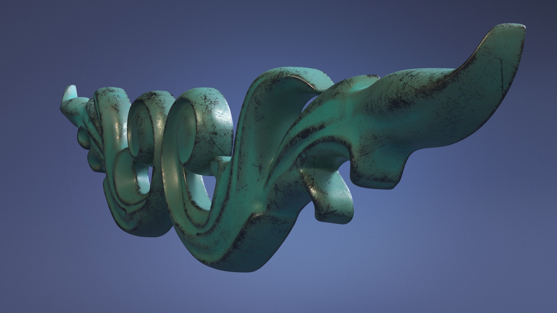 3D Ornamental Scroll - TurboSquid 2101625