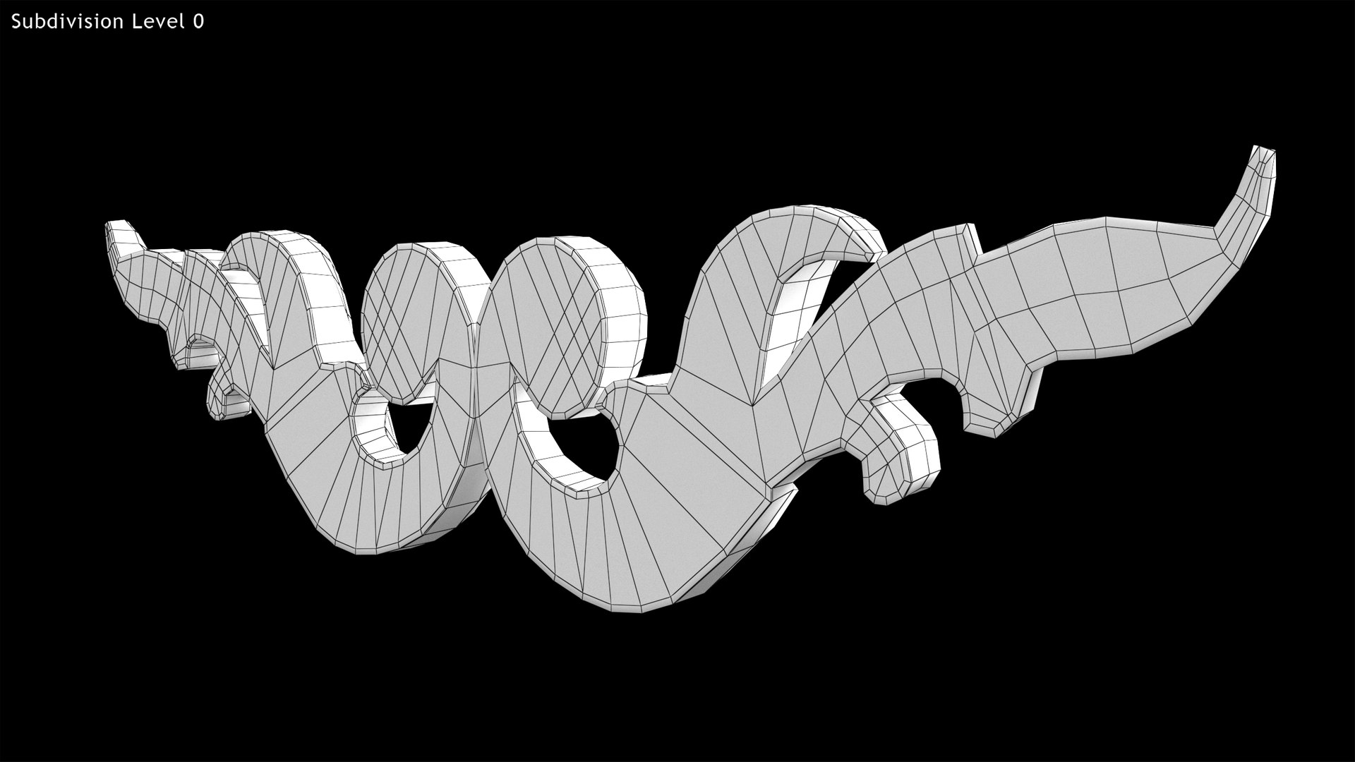 3D Ornamental Scroll - TurboSquid 2101625