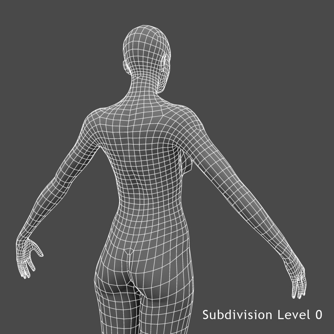 3d Model Cammie Realistic Female