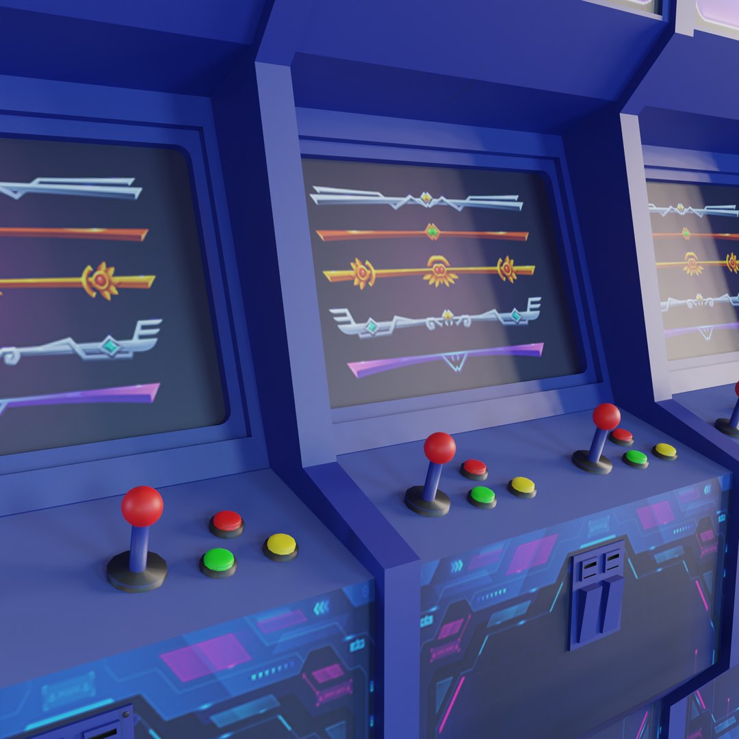 ARCADE VIDEO GAMES 3D - TurboSquid 2185032