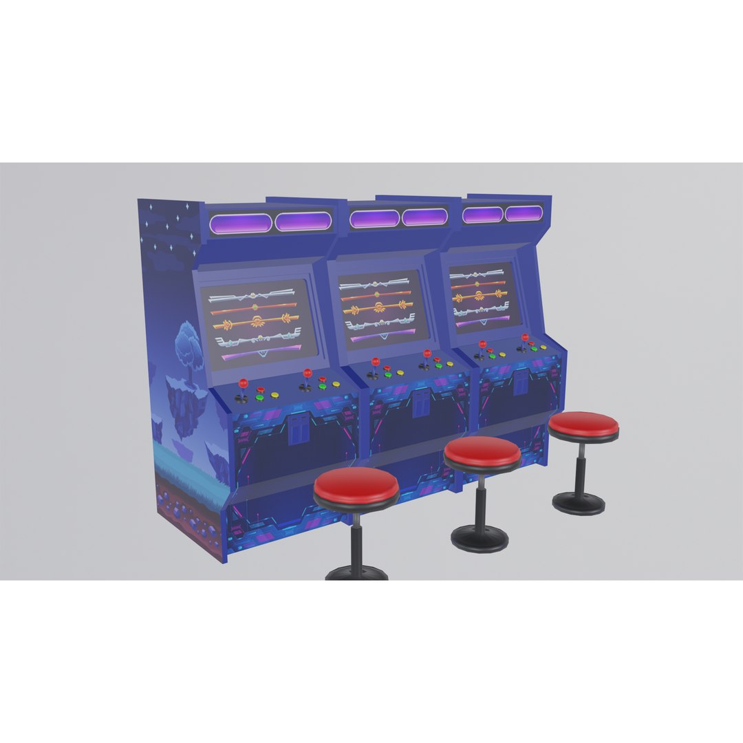 ARCADE VIDEO GAMES 3D - TurboSquid 2185032